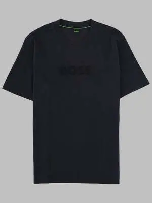 BOSS T-shirt Terrace Con Logo - Blue