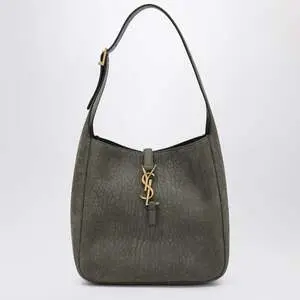 Saint Laurent Le 5 À 7 Soft Micro Nubuck Leather Bag - Gray