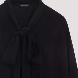 Balenciaga Silk Scarf Blouse