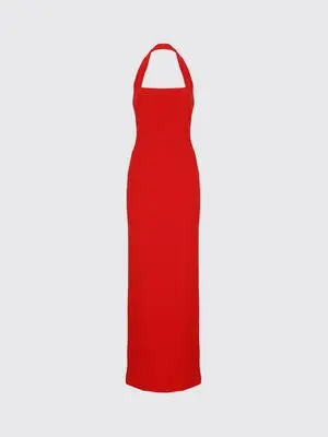 Solace London Halter Neck Gown - Red
