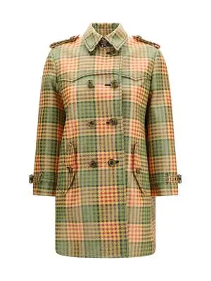Burberry Summerside Check Trench Coat - Multicolor