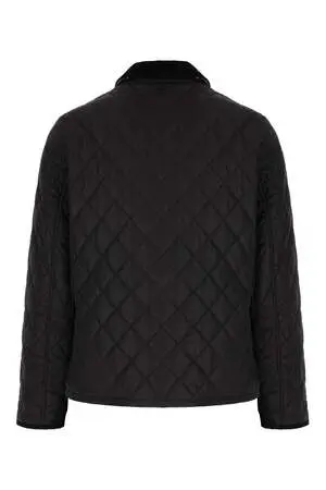 Burberry Quilted Jacket With Classic Collar - Multicolor