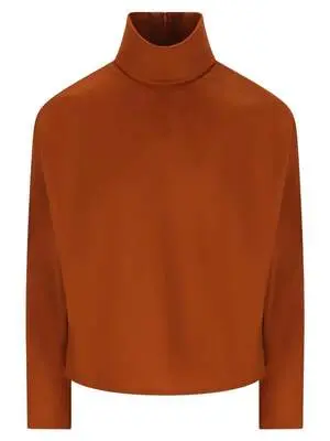 Saint Laurent Silk Blend Top - Red