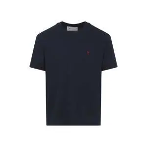 AMI Paris Classic Red T-shirt - Blue