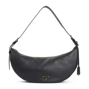 Prada Calf Leather Sacca Handbag - Black