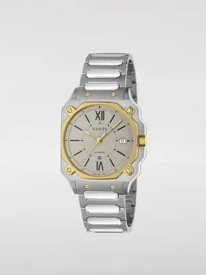 Gucci Automatic Watch Stainless Steel And Gold Tone - Silver