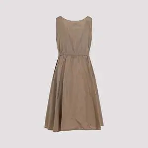 Miu Miu Sleeveless Crew Neck Mini Dress