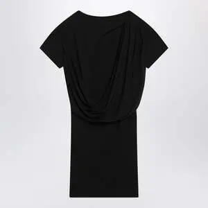 Jacquemus Mistral Viscose Jersey Dress - Black