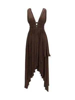 Alaïa Deesse Dress - Brown