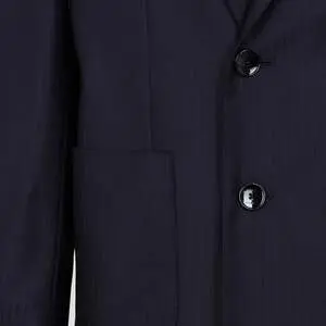 Etro Virgin Wool Pinstripe Double-breasted Jacket