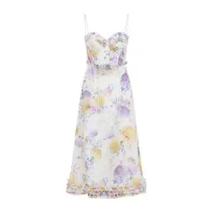 Zimmermann Luna Riffle Midi Dress