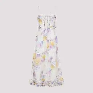 Zimmermann Luna Riffle Midi Dress