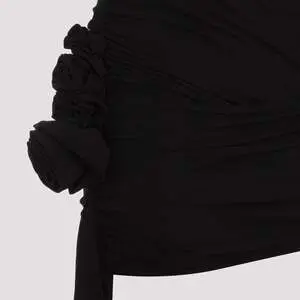 Magda Butrym Viscose Mini Skirt With Floral Detail