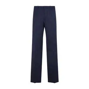 Off-white Straight Hem Pants For Men