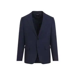 Zegna Oasi Navy Linen Jacket - Blue