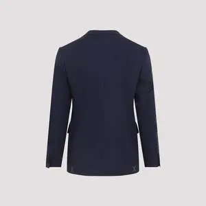 Zegna Oasi Navy Linen Jacket - Blue