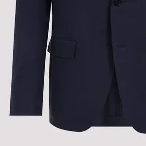 Zegna Oasi Navy Linen Jacket - Blue