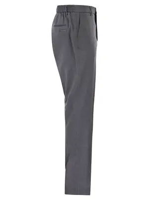 Peserico Linen And Wool Blend Tailored Trousers