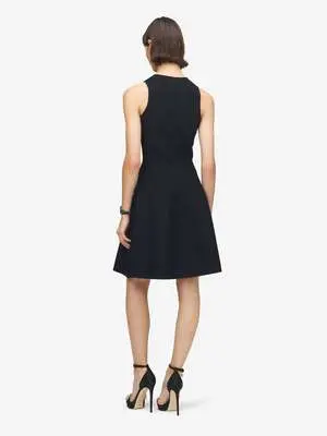 Alexander McQueen Jacq Vlm Mini Dress