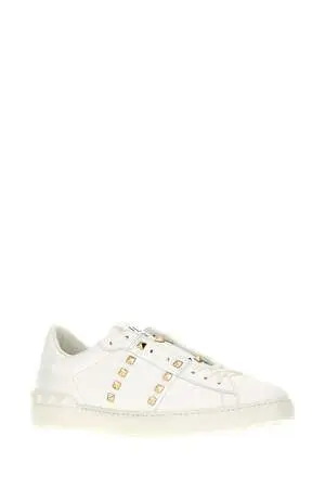 Valentino Garavani Studded Leather Sneakers - Multicolor