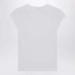 DIESEL® Ribbed Crewneck T-shirt With Laser-cut Logo