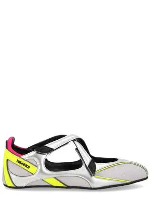 Attico Ballerina Flats - Silver
