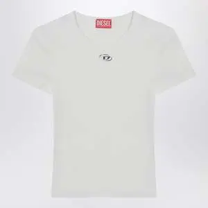 DIESEL® Metallic Oval D T-shirt - White