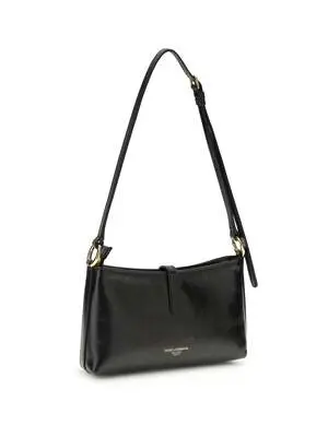 Dolce & Gabbana Lock Leather Shoulder Bag - Black