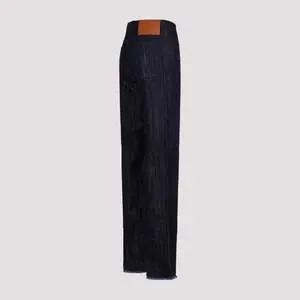 Victoria Beckham Cropped High Waist Tapered Jeans