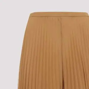 Max Mara Pleated Wide-leg Pants - Multicolor