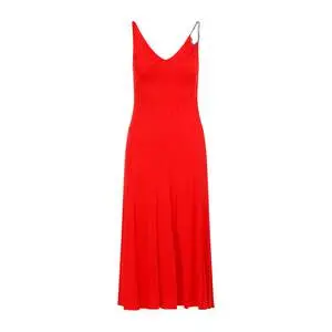 LANVIN Sleeveless A-line Midi Dress - Red