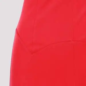 LANVIN Sleeveless A-line Midi Dress - Red