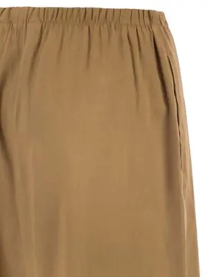 Max Mara Linen And Viscose Blend Wide-leg Trousers - Multicolor