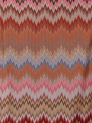 Missoni Sleeveless Crew-neck Viscose Dress - Multicolor