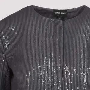 Giorgio Armani Sequined Polyester Jacket - Multicolor