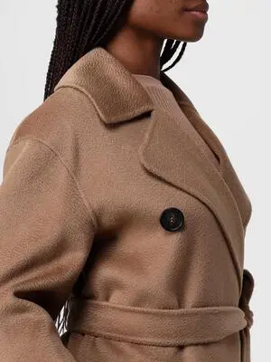 Max Mara Double Breasted Belted Coat
