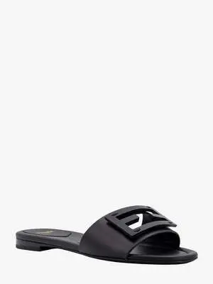 Fendi Leather Baguette Sandals - Multicolor