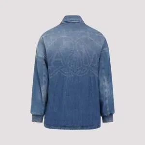 Alexander McQueen Quilted Denim Shirt