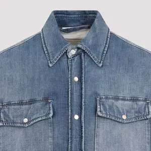 Alexander McQueen Quilted Denim Shirt