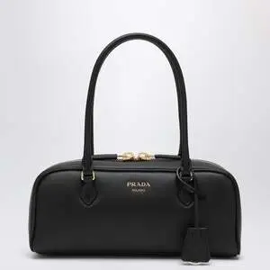 Prada Leather Shoulder Bag - Black