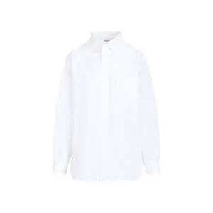BOTTEGA VENETA Bottega Veneta White Cotton Shirt With Zigzag Detail