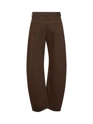 LEMAIRE Cocoa High Waisted Curved Jeans
