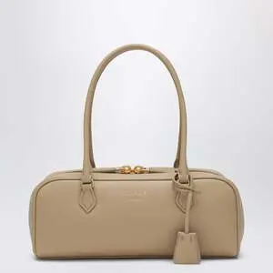 Prada PRADA Leather Shoulder Bag Cream