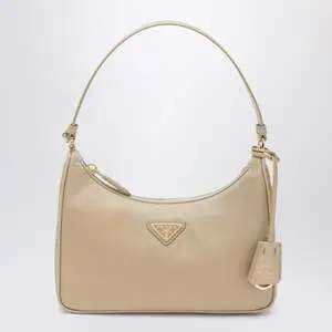 Prada Re-edition 2005 Bag In Re-nylon And Saffiano - Cream