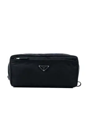 Prada Black Nylon Clutch - Multicolor