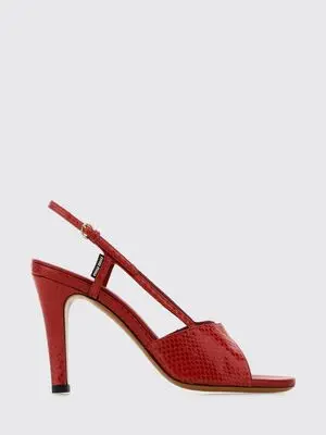 Miu Miu Heeled Slingback Sandals - Red