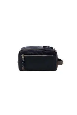 Prada Nylon And Leather Pouch