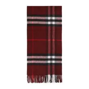 Burberry Giant Check Scarf - Red