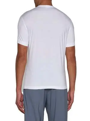 Giorgio Armani Icon Crew Neck T-shirt In Stretch Viscose Jersey