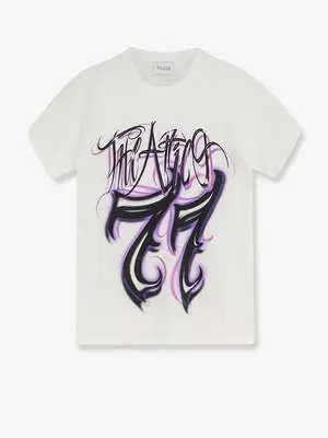 Attico Printed Cotton T-shirt - Multicolor